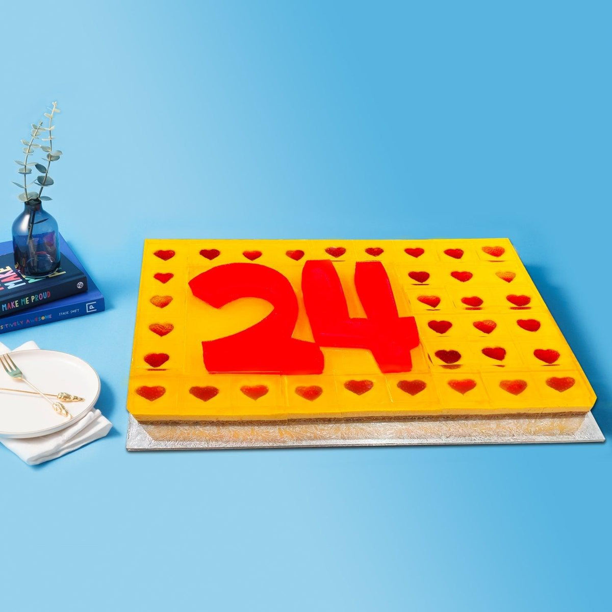 3D Number Cake - TheJellyHearts | Singapore's 1st Halal Jelly ...