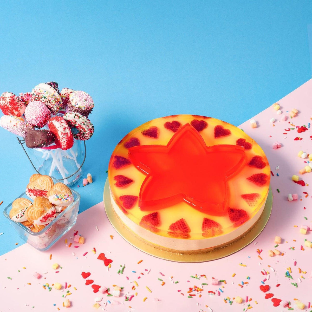 3D Star Cake - TheJellyHearts | Singapore's 1st Halal Jelly Cheesecakes ...