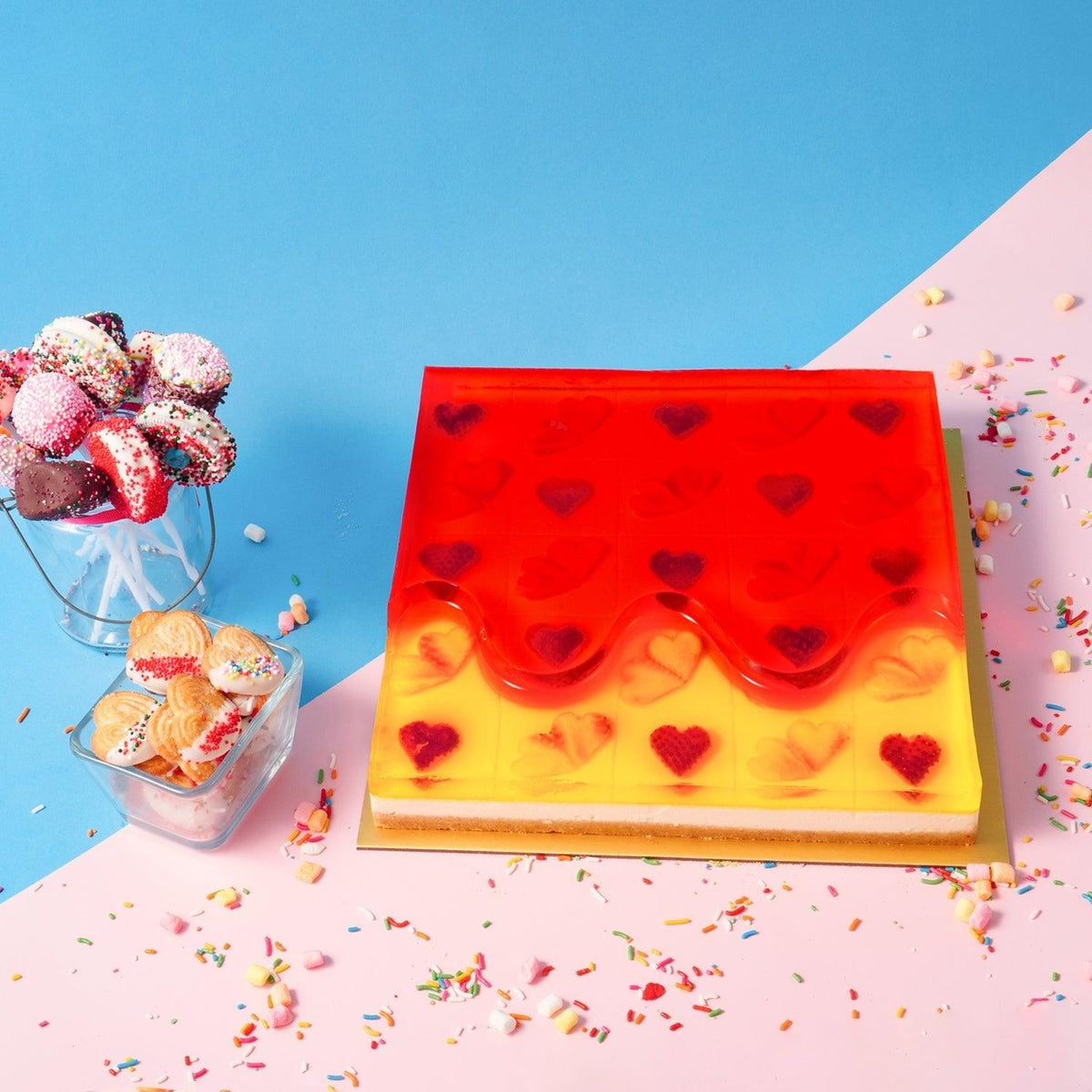 3D Wave Cake - TheJellyHearts | Singapore's 1st Halal Jelly Cheesecakes ...