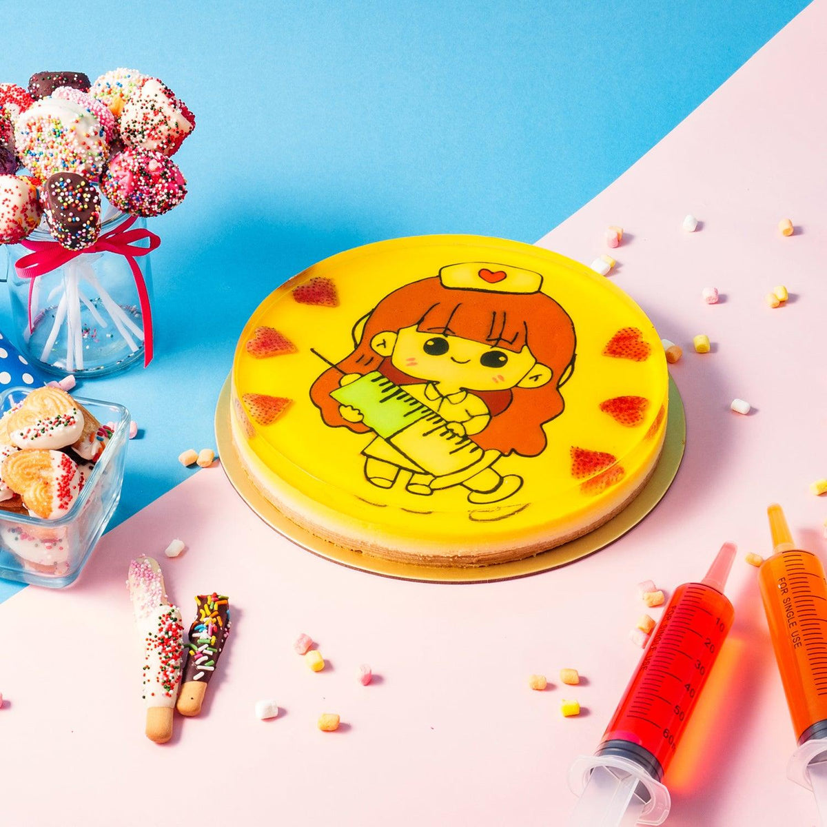 Nurse Cake - TheJellyHearts | Singapore's 1st Halal Jelly Cheesecakes ...