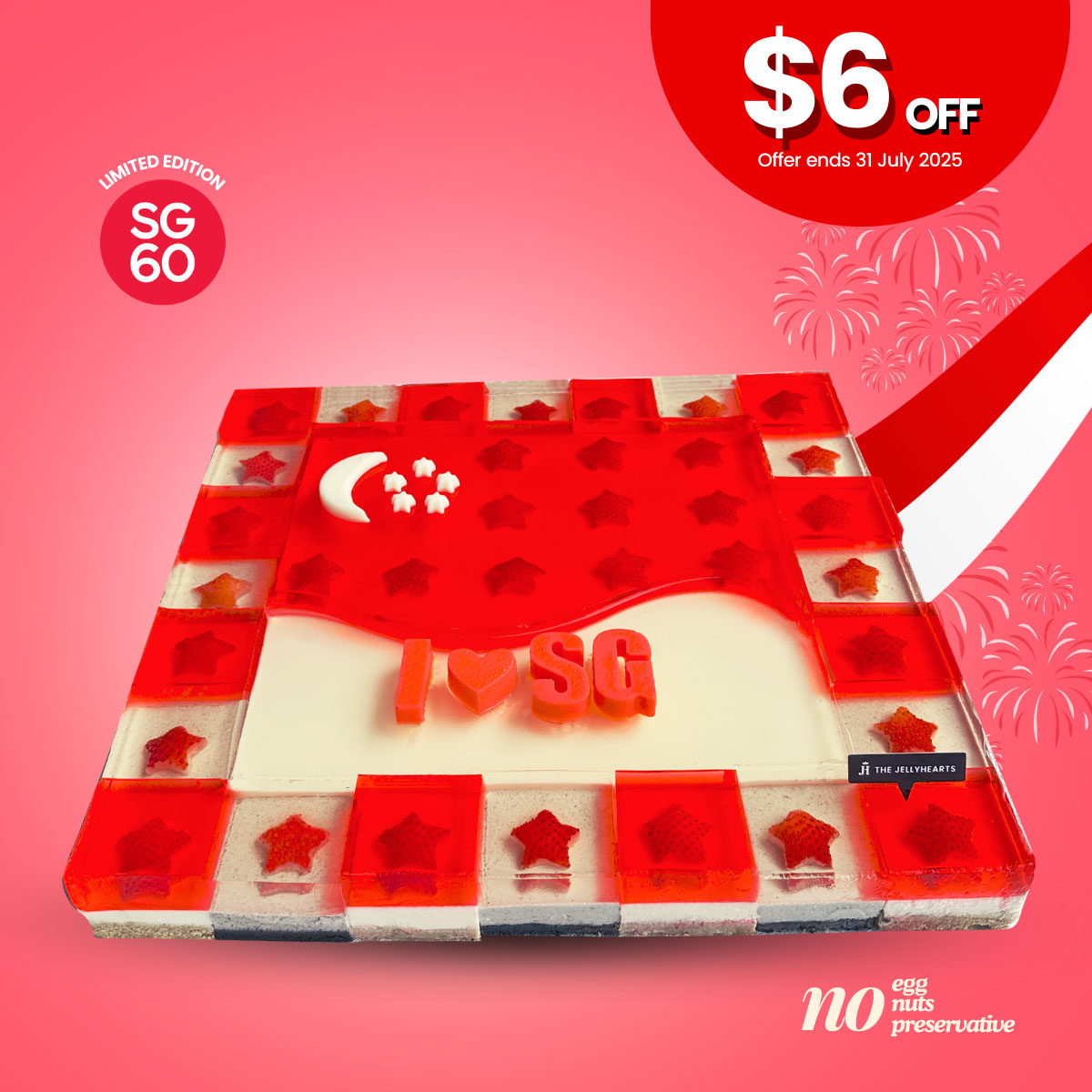 SG60 NDP Cake - Mosaic | Singapore's 1st Halal Jelly Cheesecakes for ...