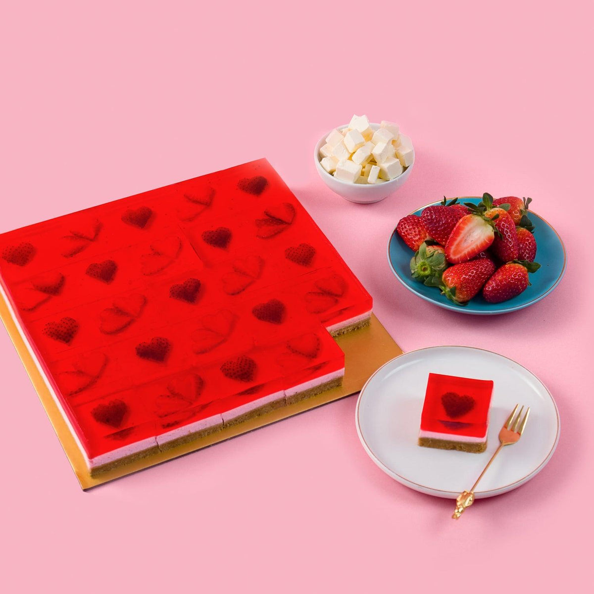 Lovable Strawberry - TheJellyHearts | Singapore's 1st Halal Jelly ...